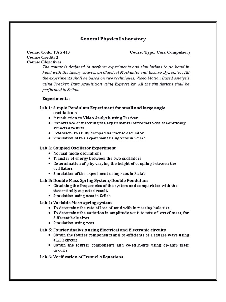 General Physics Laboratory | PDF | Polarization (Waves) | Laser