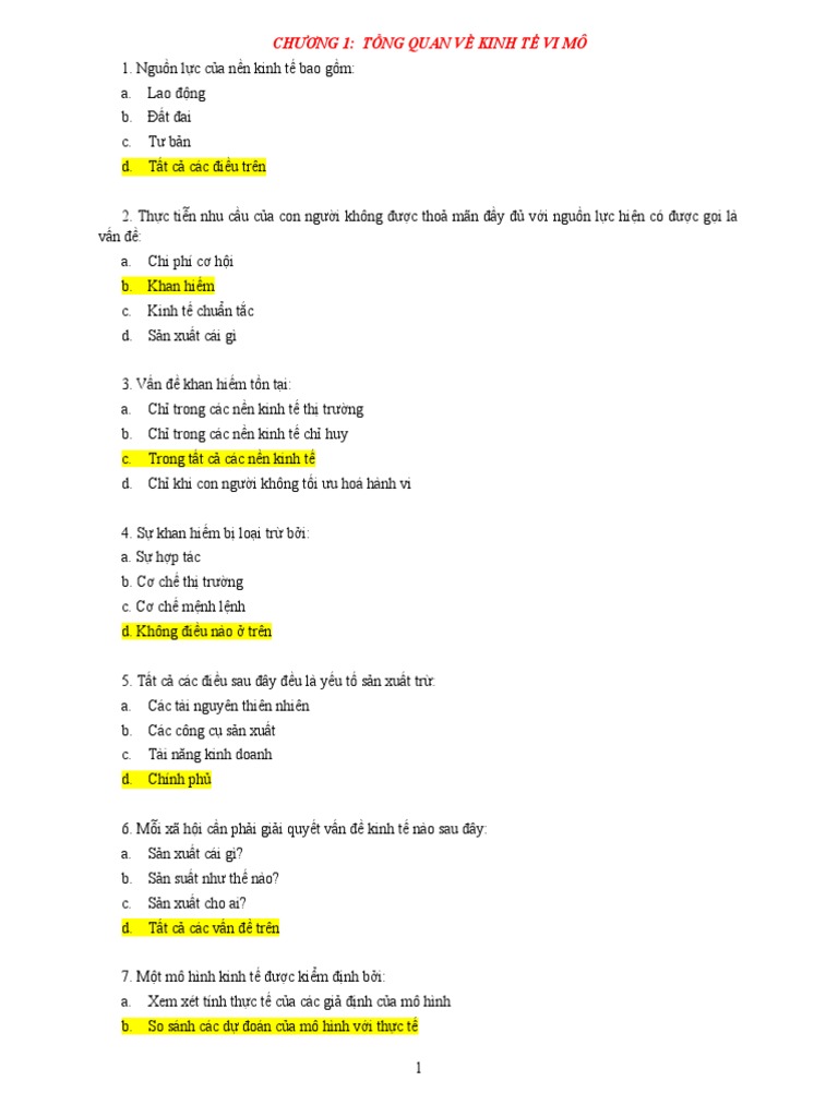 ÔN TẬP KTVM | PDF