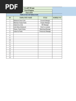 Cash Denominations Excel Sheet For Bank Cashiers | PDF | Cash | Money