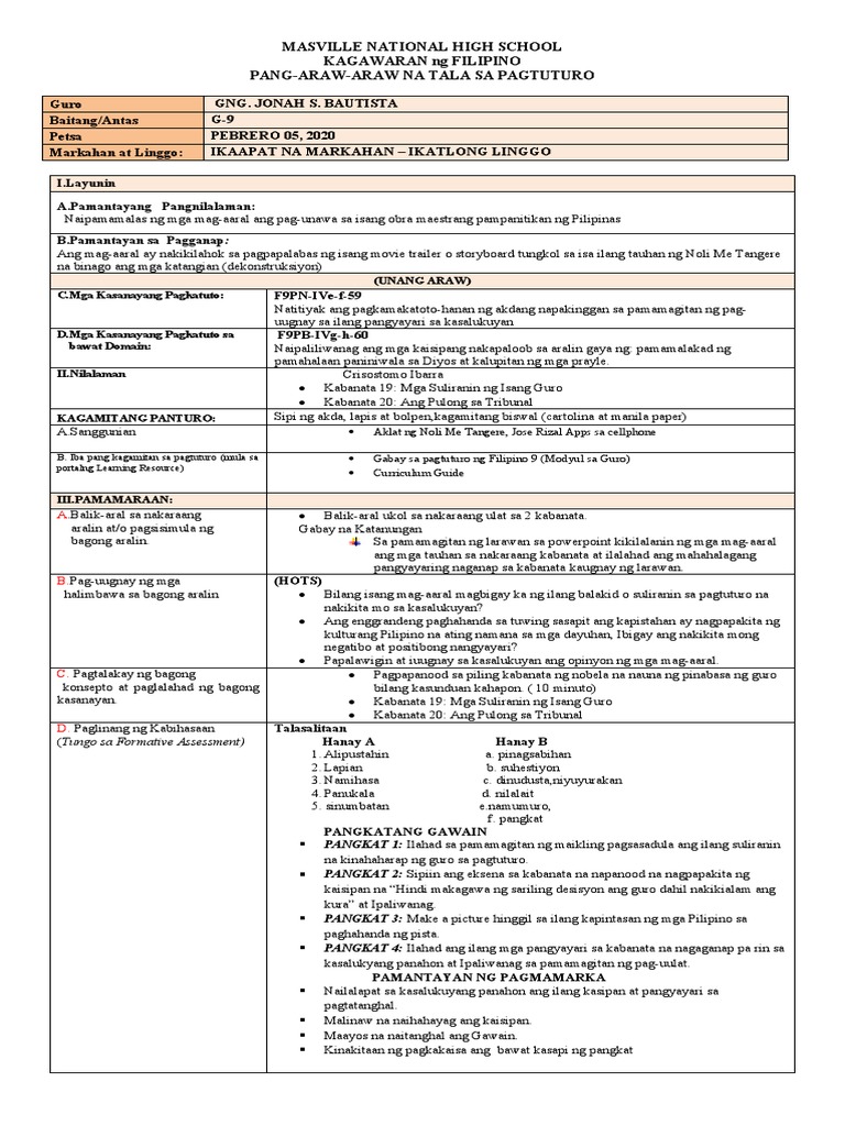 Demo Cot 3 | PDF