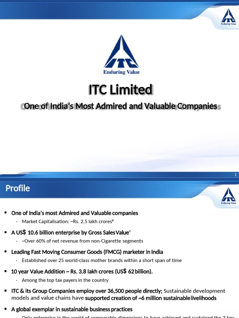 ITC Product Detailes | PDF | Cigarette | Sustainability