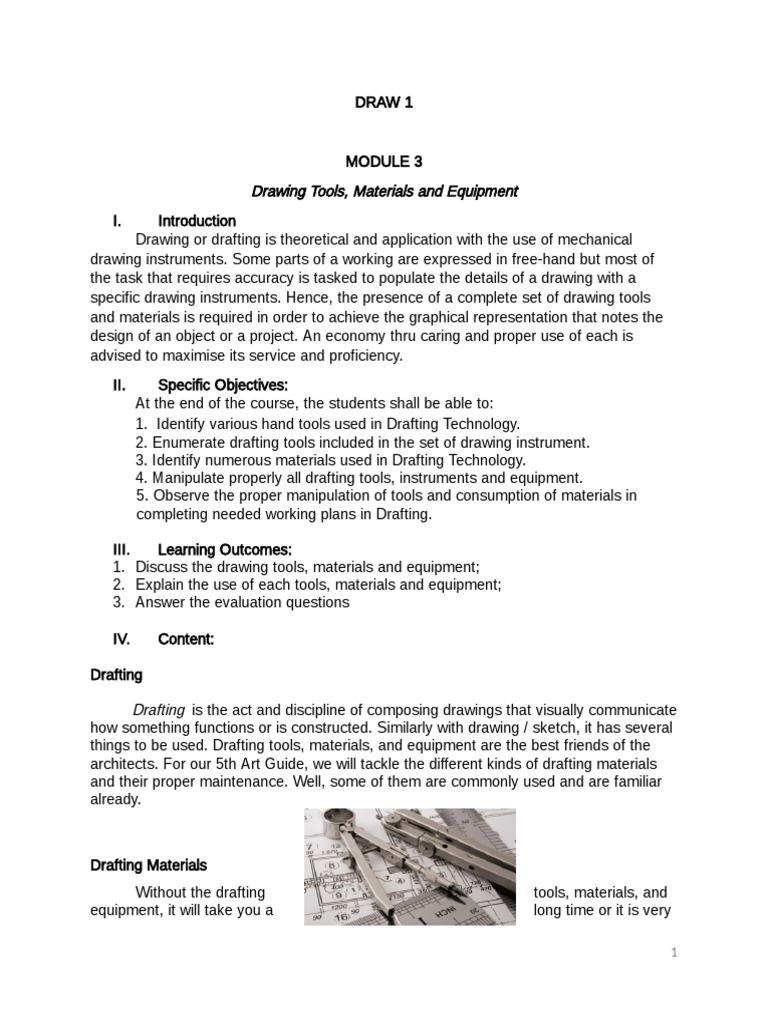 Module 3 Engg Draw | Download Free PDF | Pencil | Drawing