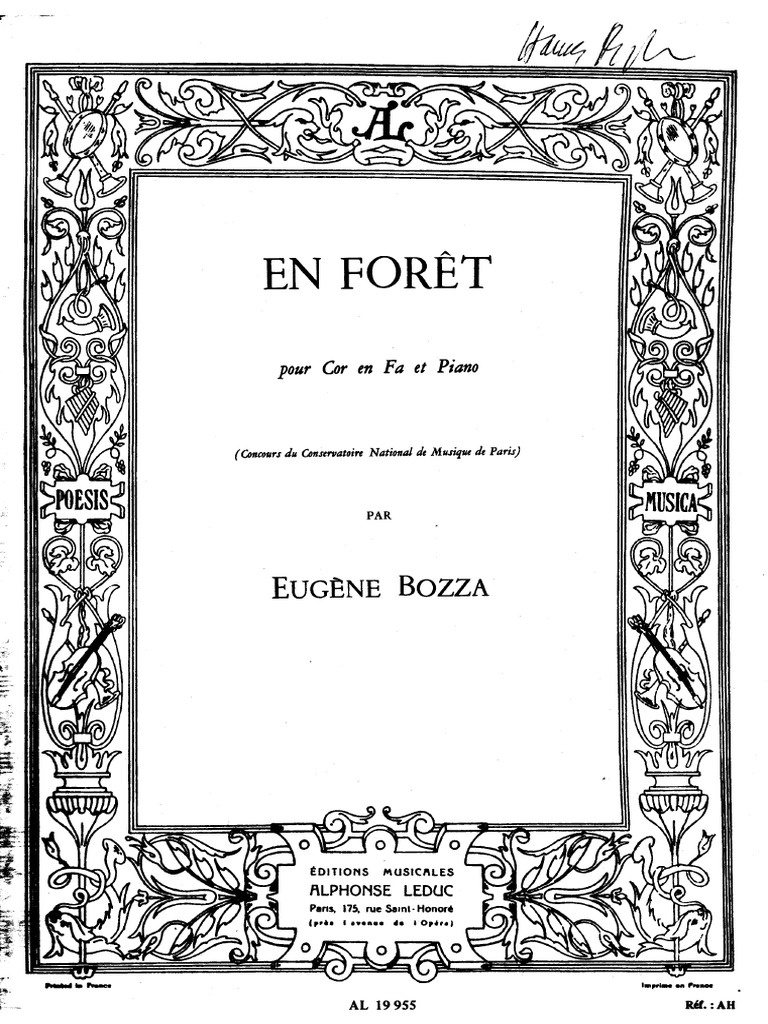 En Foret Bozza - Trompa | PDF
