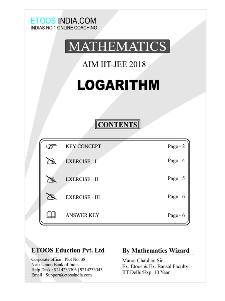 01 Logarithm | PDF