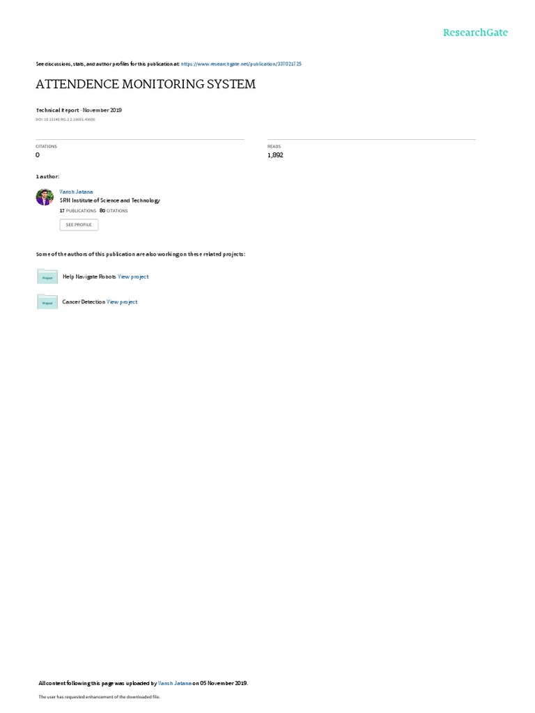 Attendance Monitoring System Guide | PDF | Software Testing | Microsoft ...