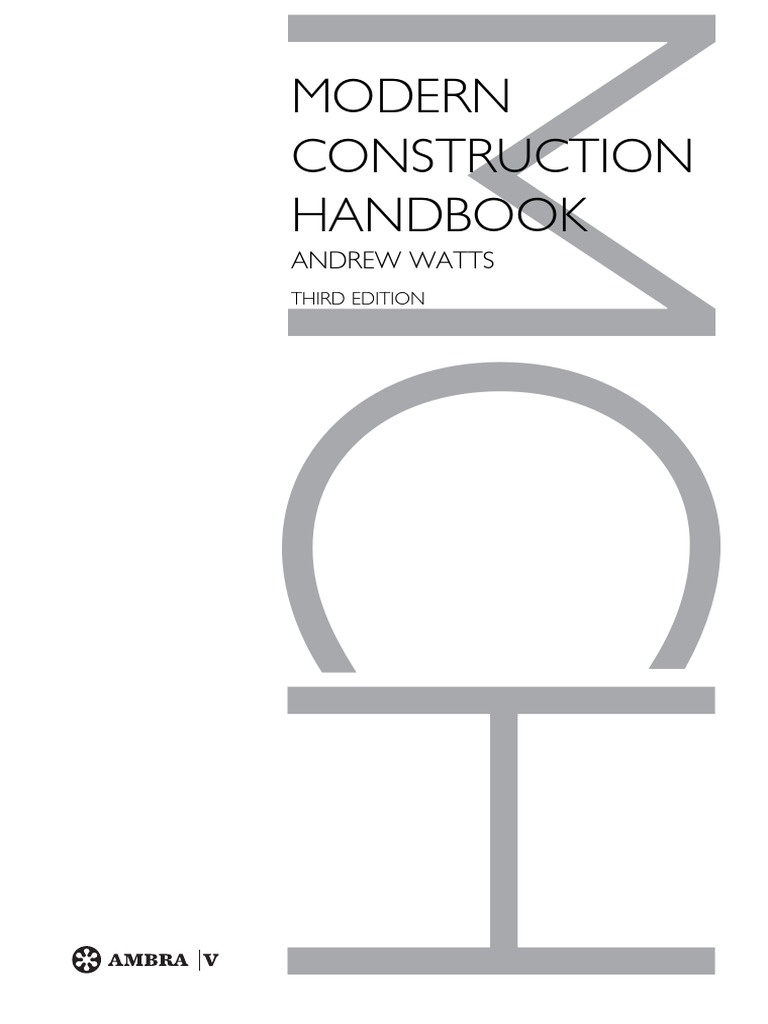 Modern Construction Handbook, 3rd Edition | PDF | Roof | Wall
