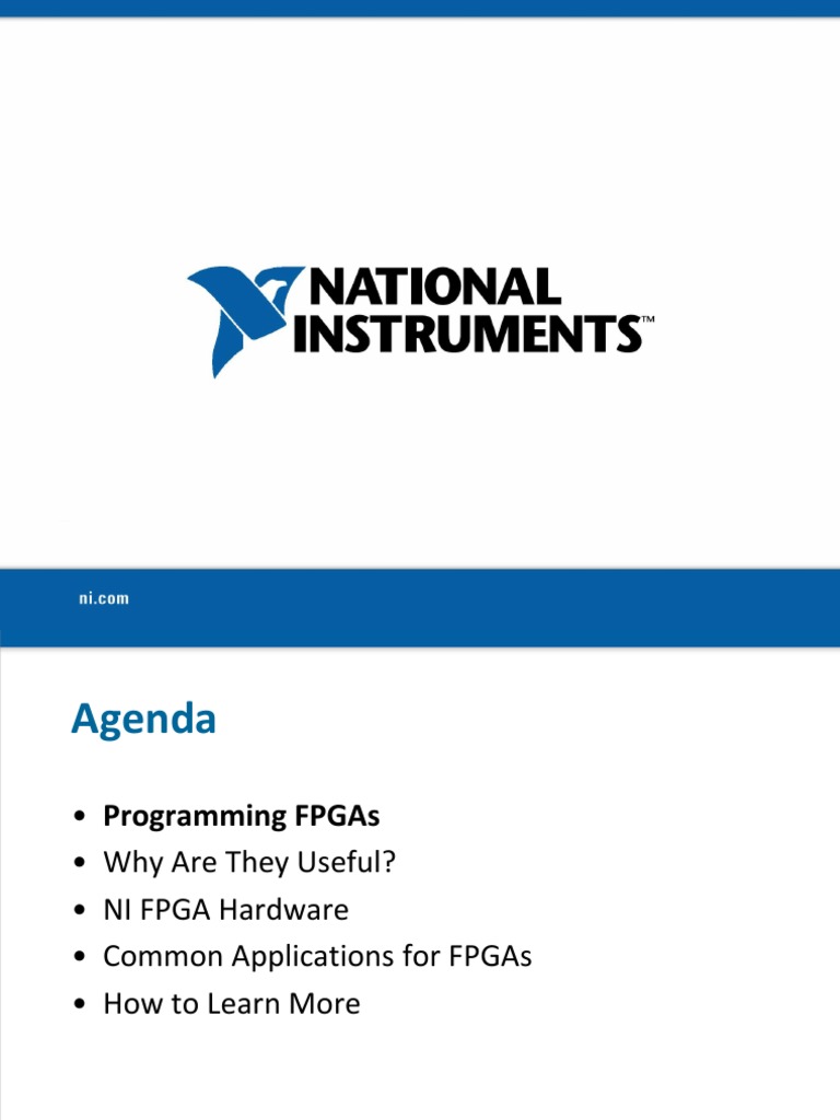 Intro LabVIEW FPGAv4 | PDF | Field Programmable Gate Array | Electronics