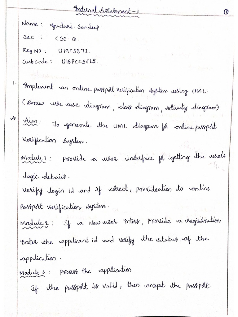 Ia-1 Oose Lab Guduri Sandeep | PDF