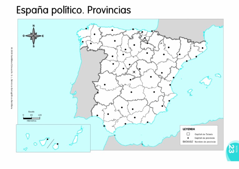 Mapa Mudo Comunidades Autonomos | PDF