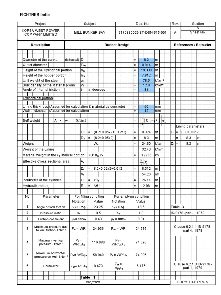 Steel Bunker Design | PDF | Beam (Structure) | Stress (Mechanics)