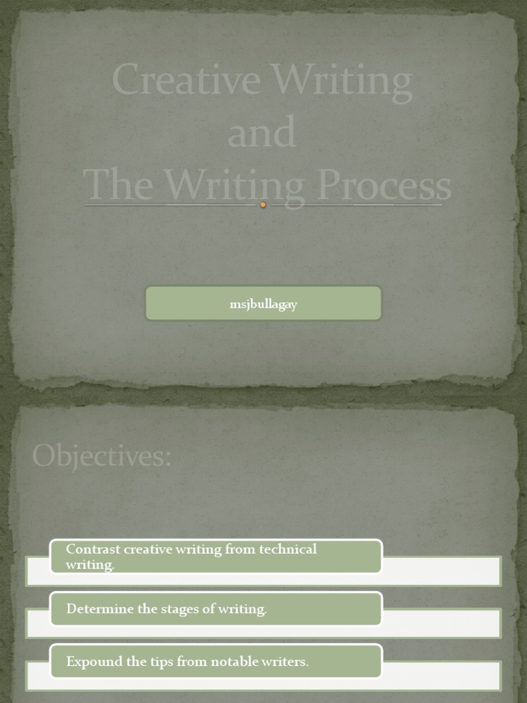 Creative Writing and The Writing Process | PDF | Cognition | Cognitive ...