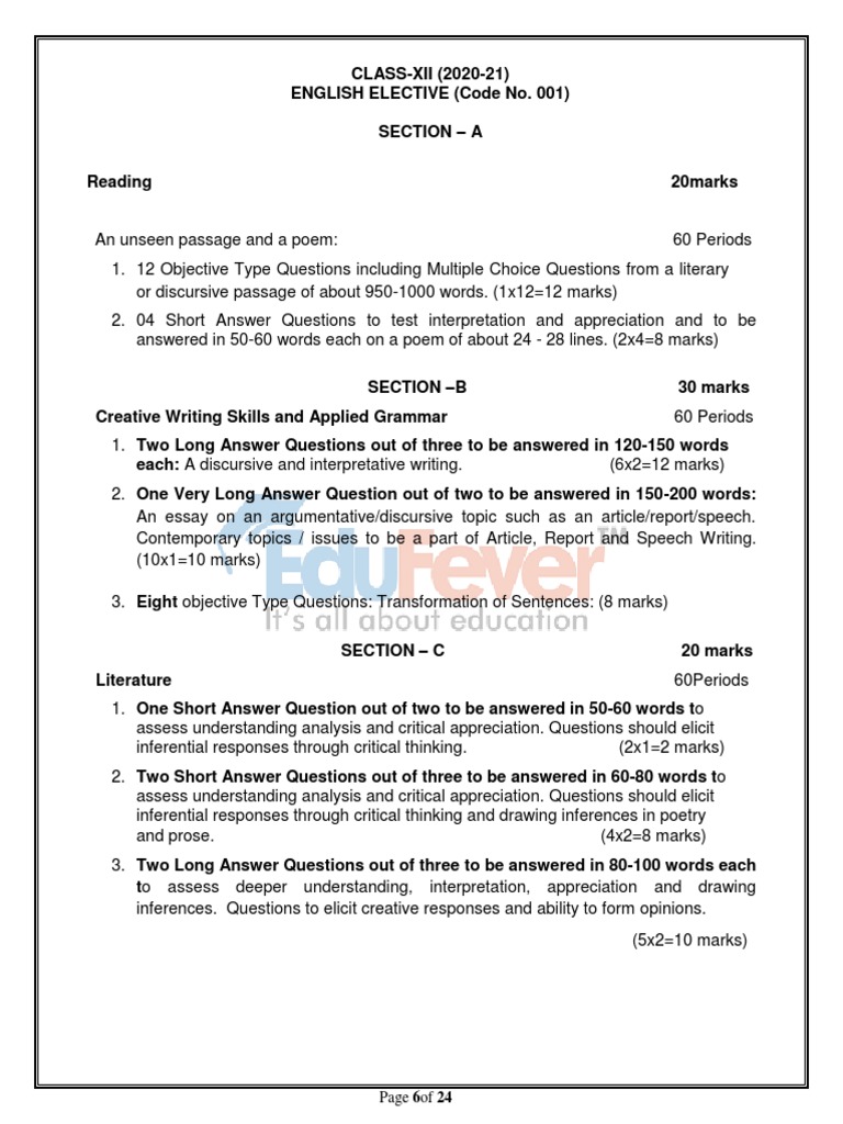 class-12-english-elective-syllabus-pdf-multiple-choice-reading