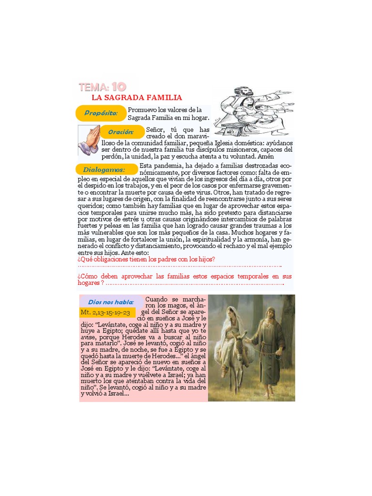 La Sagrada Familia | PDF | Amor