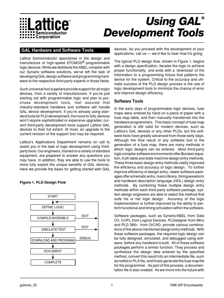Using GAL Development Tools | PDF | Computer Engineering | Information Age