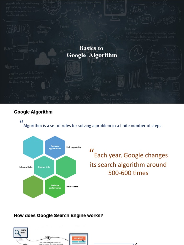 Basics To Google Algorithm | PDF | Technology & Engineering