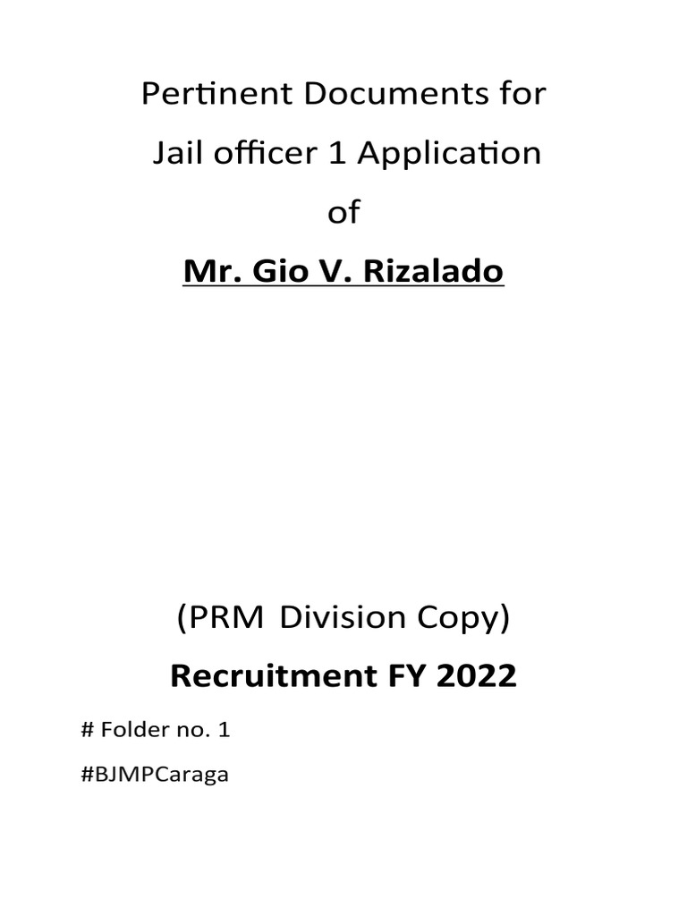 Pertinent Documents For | PDF