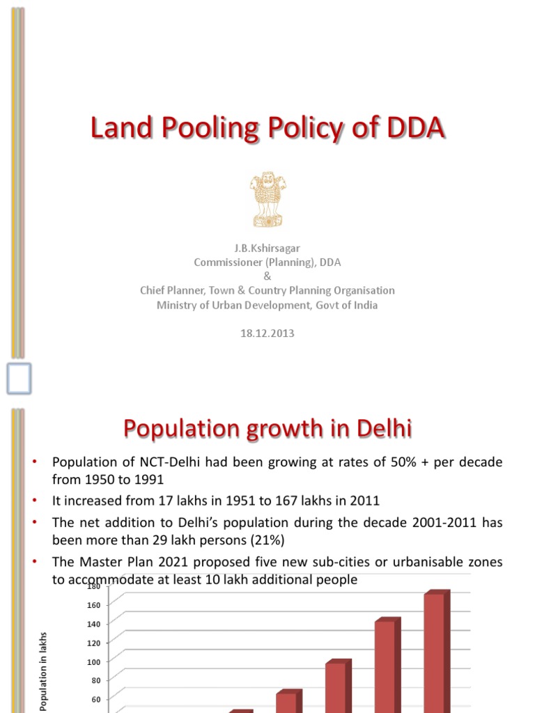 DDA Land Pooling Policy Overview | PDF | Urban Planning | Infrastructure