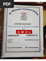 Accountancy Project File Class 12th For 2023-24 Session | PDF