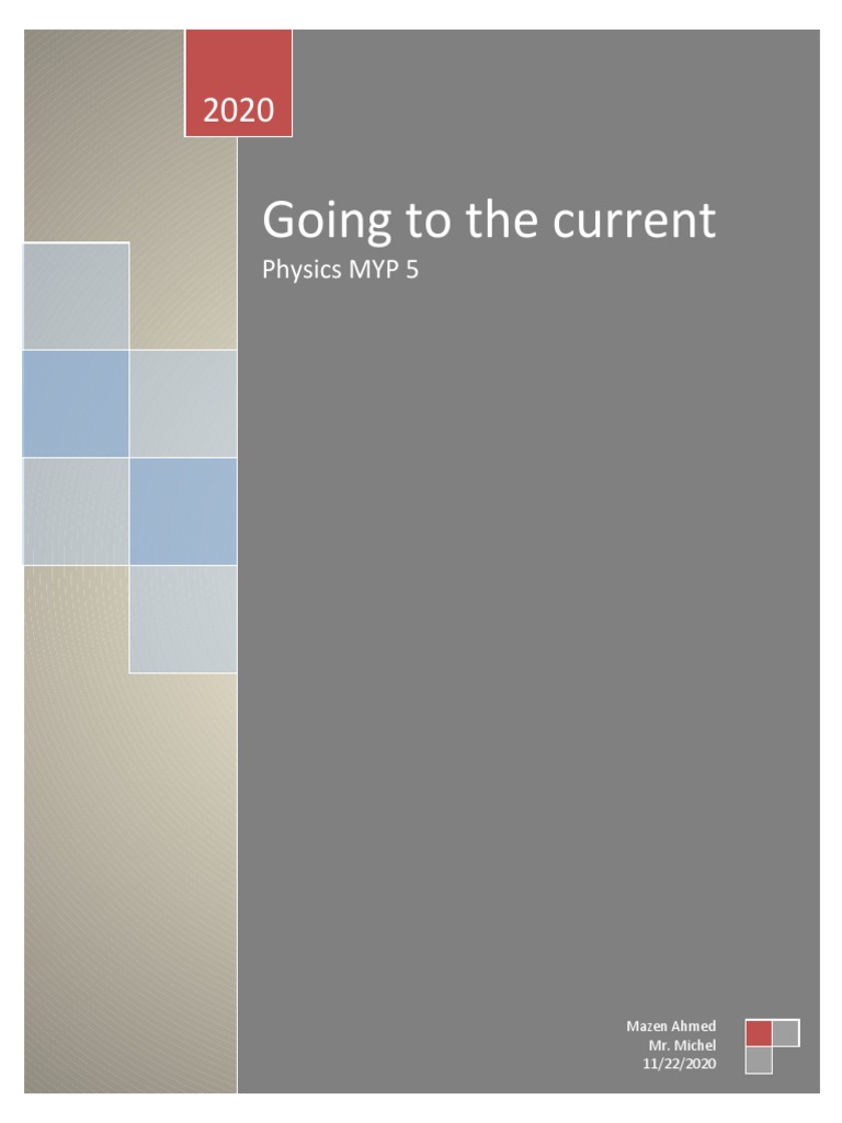 Current Physics Criterion B and C | PDF | Series And Parallel Circuits ...