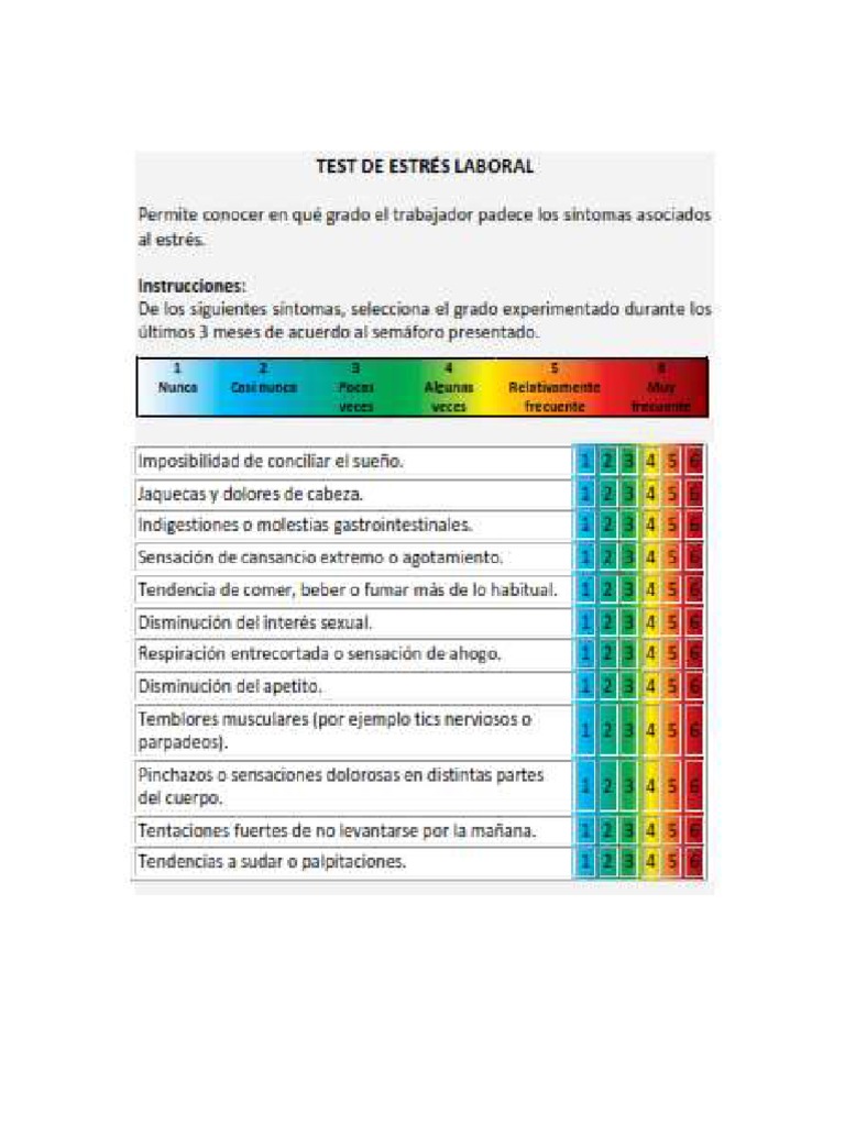 Test Laboral | PDF