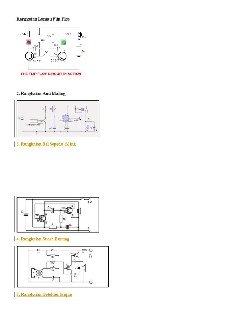 Rangkaian Elektronika Sederhana | PDF
