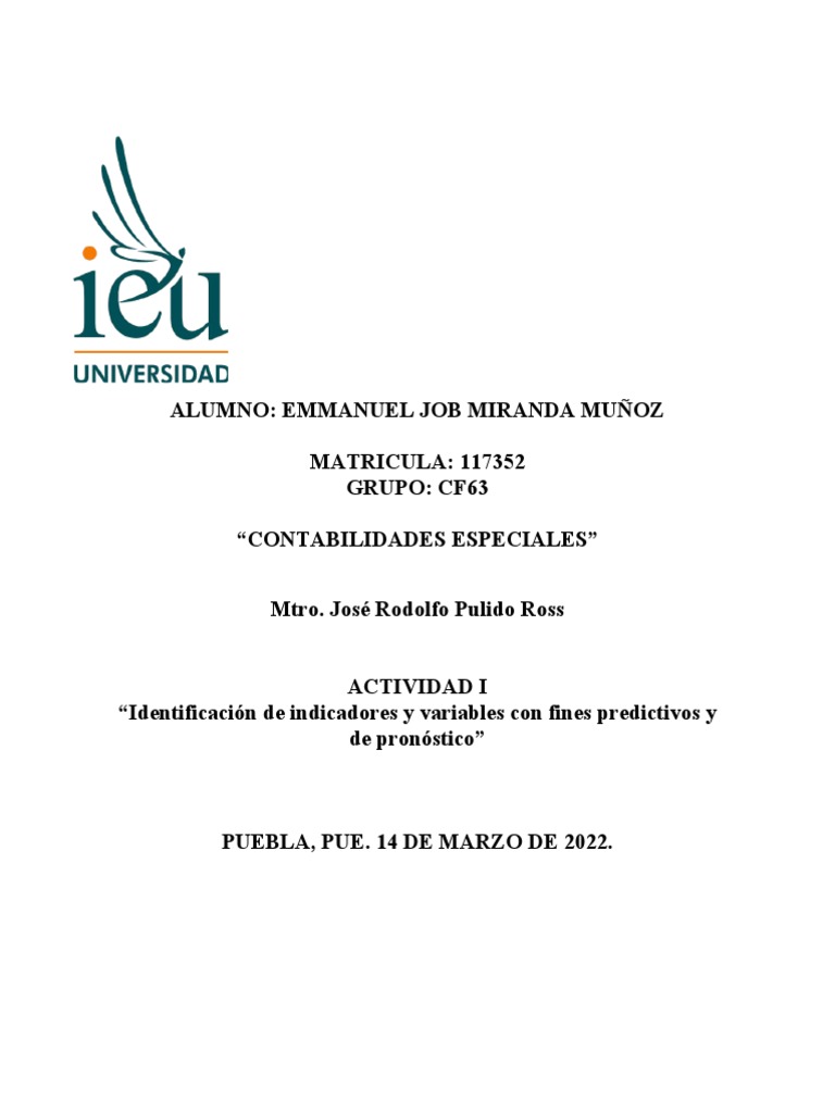 Act I Simulacion Financiera | PDF | Business | Economias Act I Simulacion Financiera | PDF | Business | Economias
