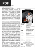 Neil Armstrong: Vida e Conquistas do Primeiro Homem na Lua | PDF | Apollo 11 | Programa Apollo