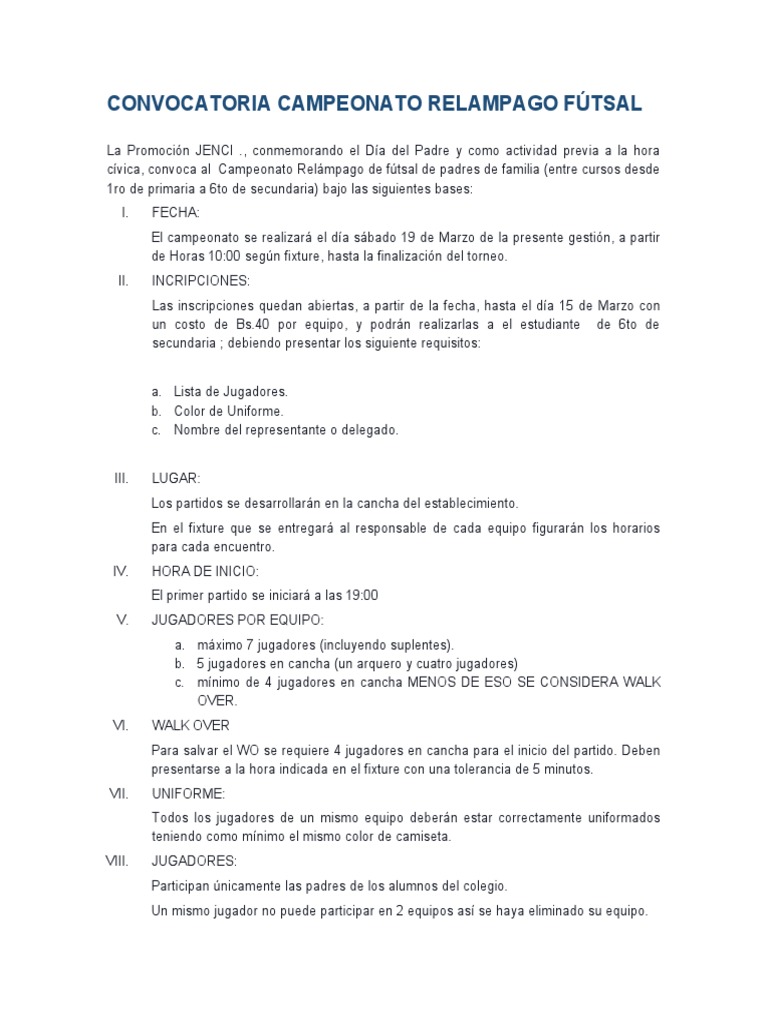 Relampago Futsal | PDF | Deportes | Deportes de equipo