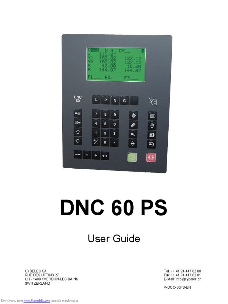 DNC 60 PS: User Guide | PDF | Software | Cursor (User Interface)