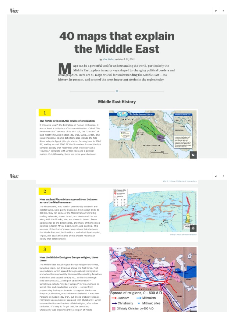 Maps of Middle East History Explained | PDF | World Politics | Israel