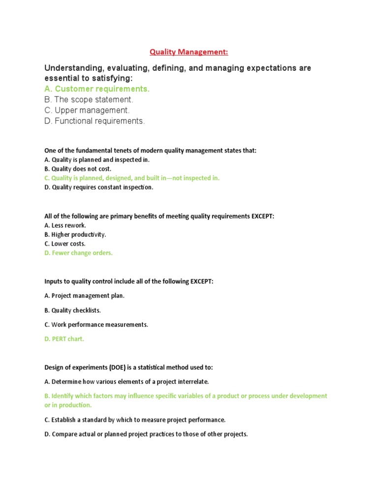 Understanding, Evaluating, Defining, and Managing Expectations Are ...