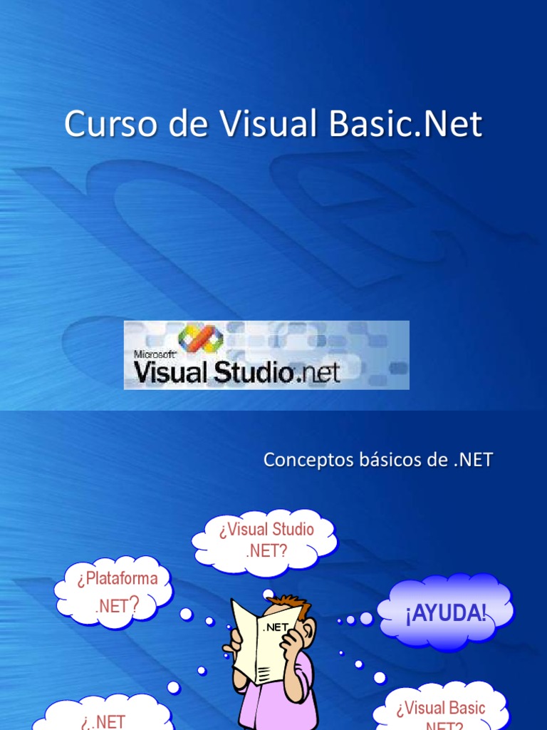 Introducción a Visual Basic .NET | PDF | .NET Framework | Microsoft ...