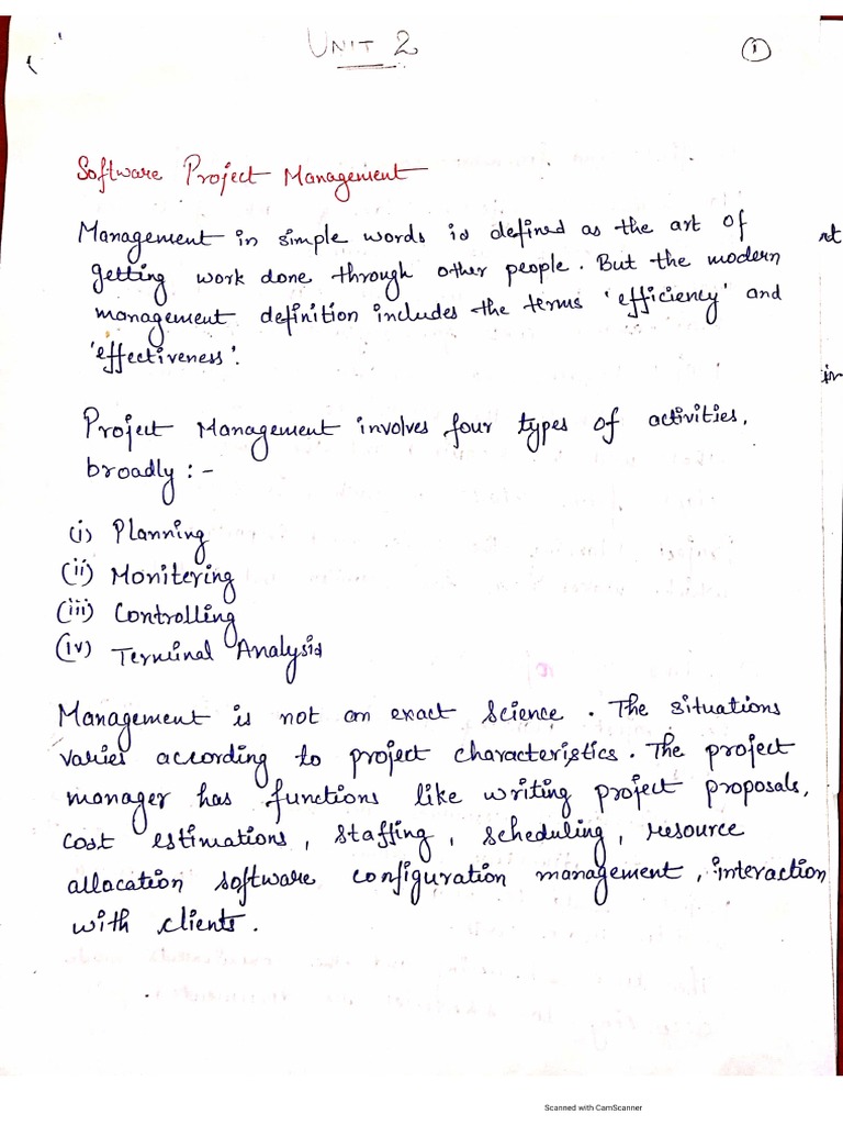Software Engineering Se Unit 2 Pdf 
