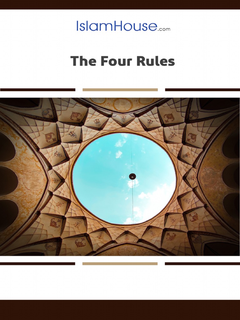 The Four Rules | PDF | Politics | Philosophy