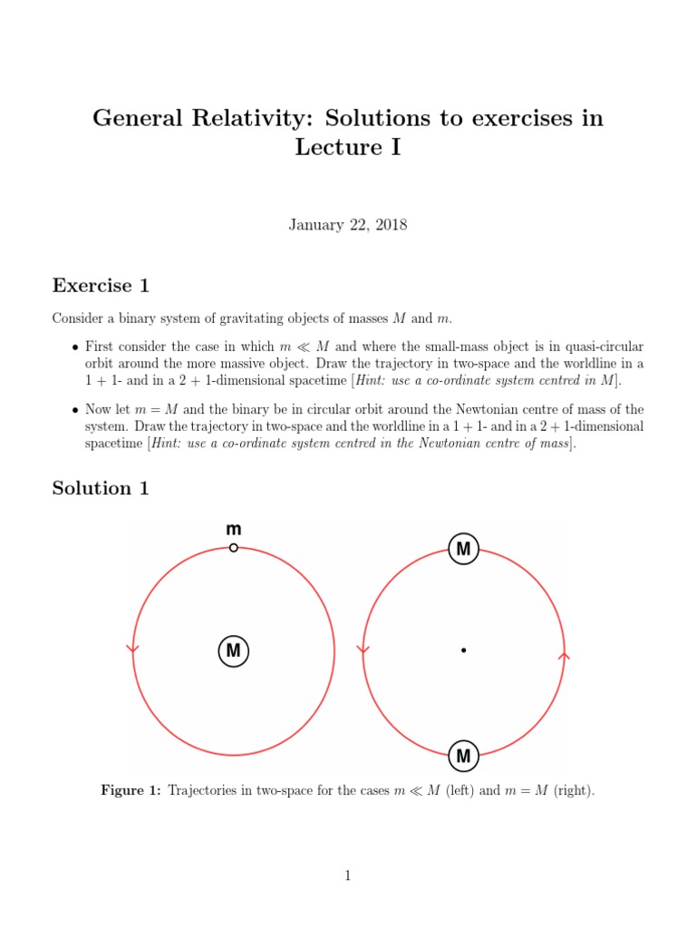 General Relativity Solved Problems | PDF | Tensor | Matrix (Mathematics)