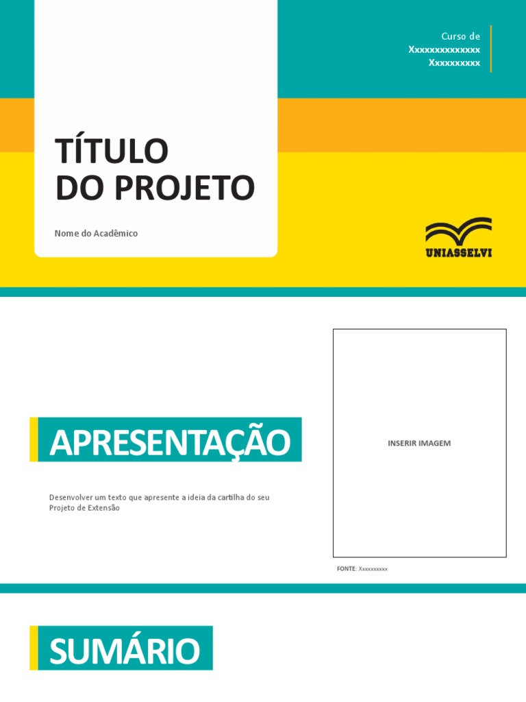 Guia para Projeto de Extensão | PDF | Arte
