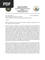 Elect Document | PDF | Early Childhood Education | Preschool