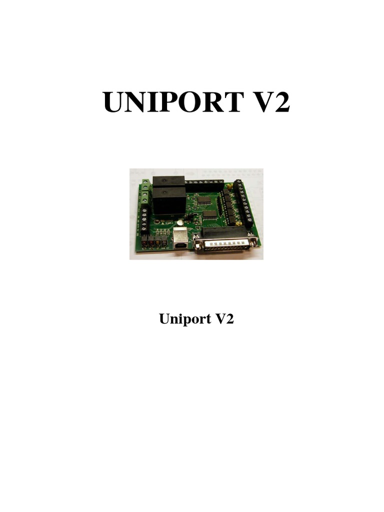 USB Powered Parallel Port Board with Optical Isolation | PDF | Relay ...