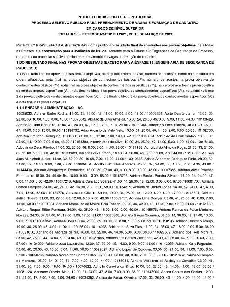 Res Final Obj Conv Titulos | PDF | Brasil