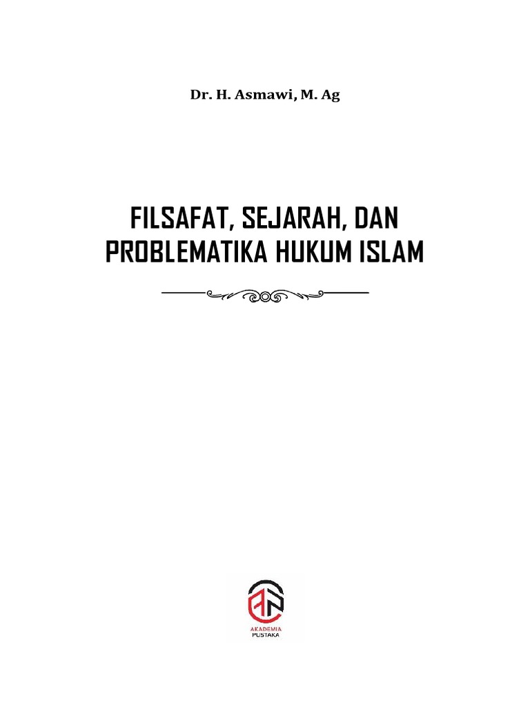 BUKU (Filsafat Hukum Islam) | PDF