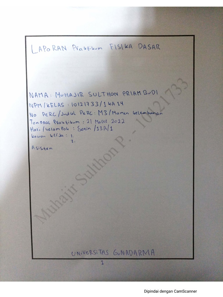 Modul m3 Tentang Momen Kelembaman | PDF