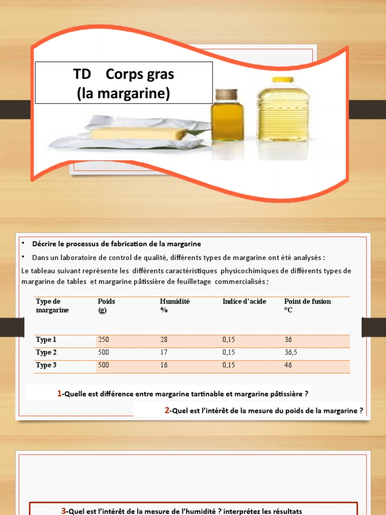 Présentation TD Corps Gras | PDF