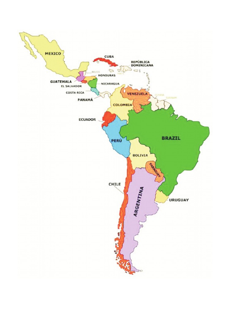 Mapa Latam | PDF