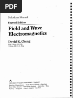 Field and Wave Electromagnetics 2nd Edition David K. Cheng | PDF