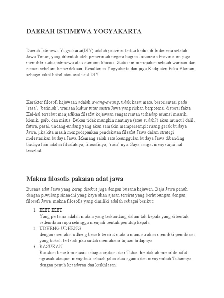 Mading Budaya Jawa dan Filosofinya | PDF | Kajian Bahasa Asing | Agama ...