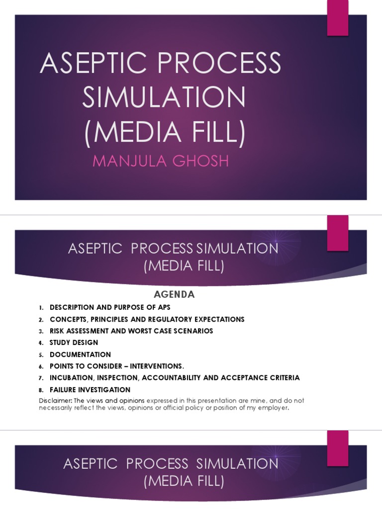 Aseptic Process Simulation (Media Fill) | PDF | Risk Assessment | Risk