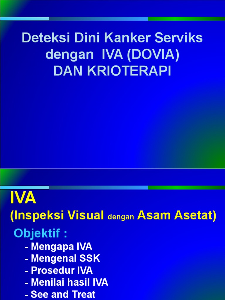 Krioterapi untuk Kanker Serviks IVA | PDF