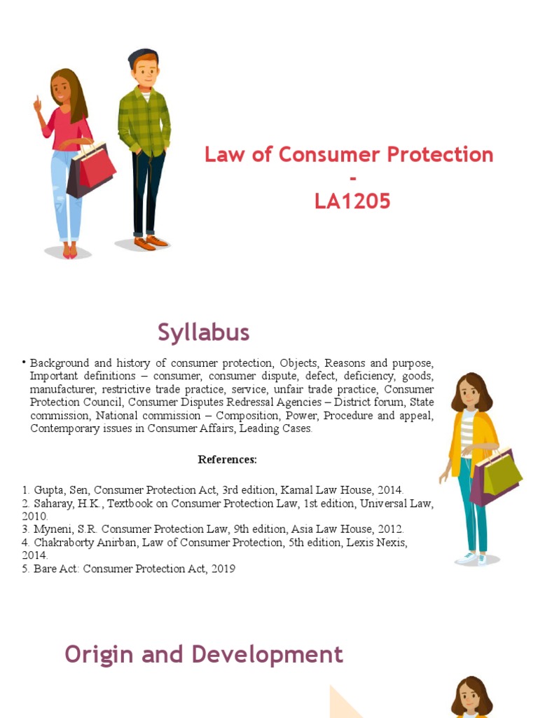 Consumer Protection Law - Origin & Development | PDF | Consumer ...
