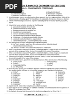 Coordination Compounds Pyq Class 12 | PDF