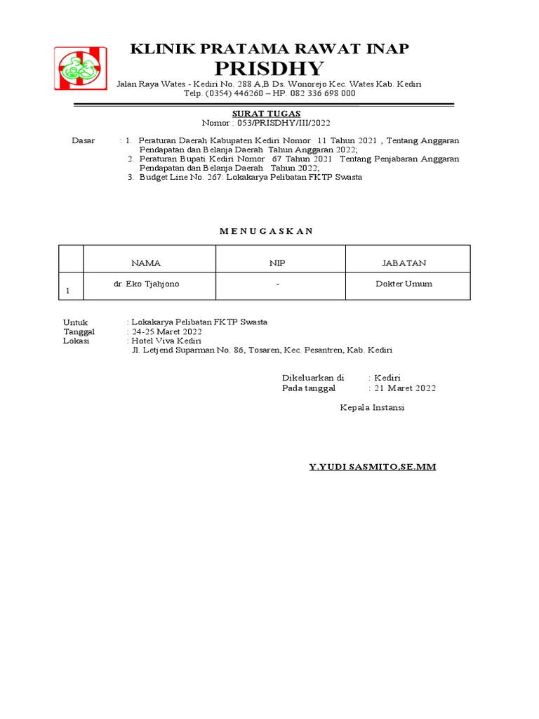 Format SPPD | PDF | Pengelolaan Keuangan & Uang
